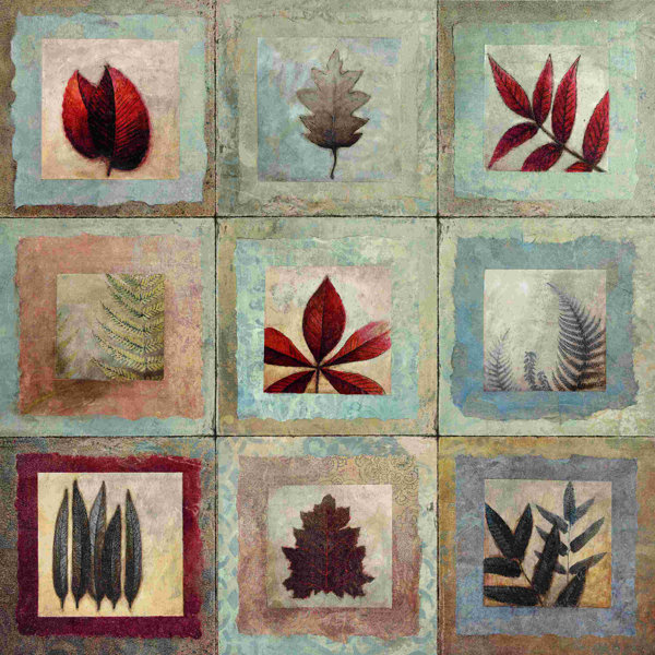 Winston Porter Leaf Studies 2 - Wrapped Canvas Painting | Wayfair